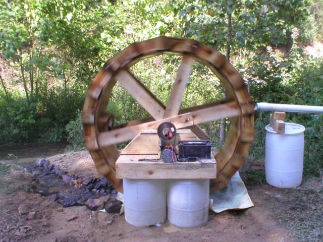 7 foot water wheel pics - Hydro - Fieldlines.com: The Otherpower ...